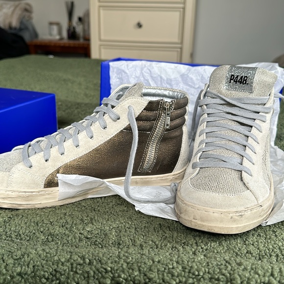 P448 | Shoes | P448 Womens Skate High Top Sneakers | Poshmark